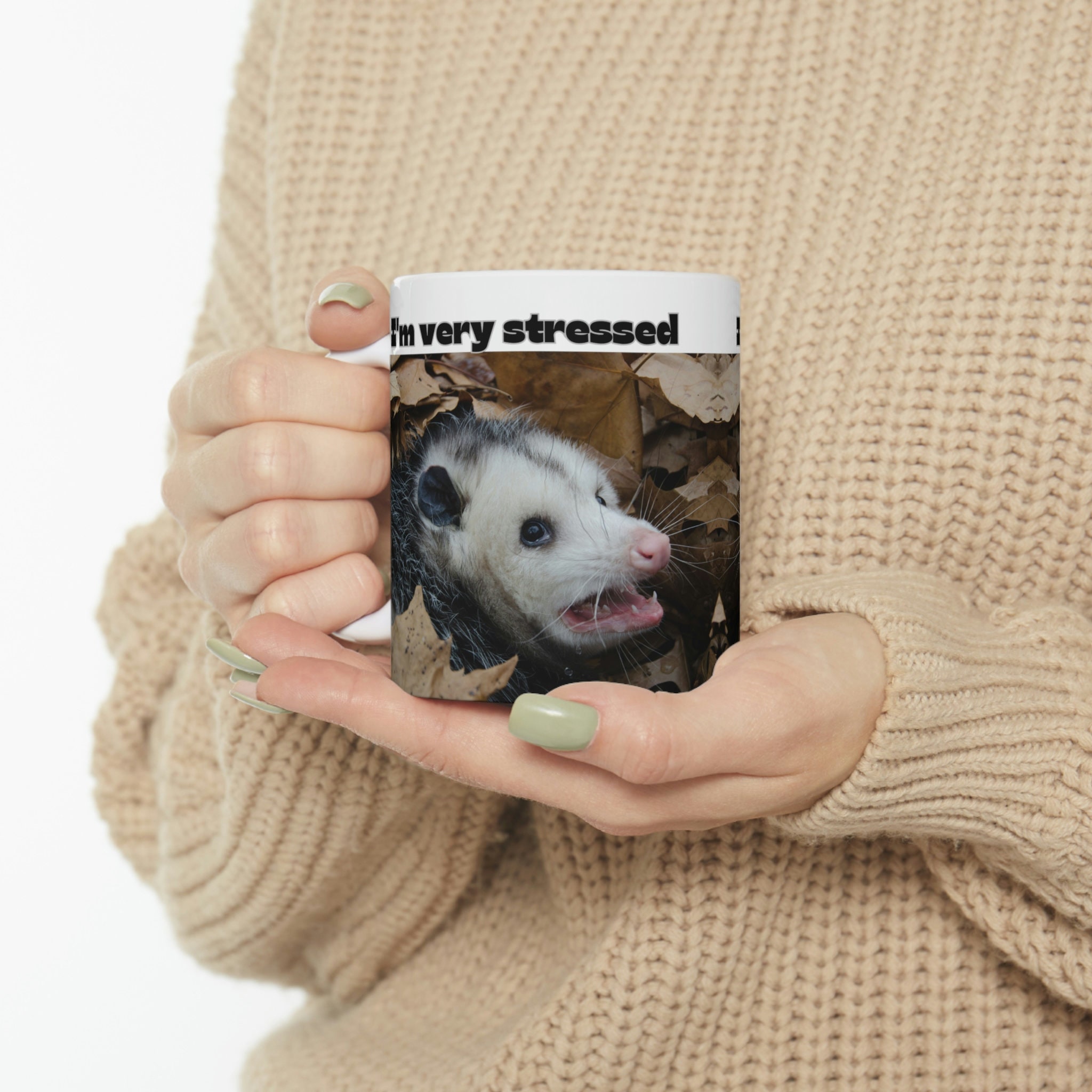 Stress Opossum Possum Mug Possum Gift Opossum Mug Funny - Etsy