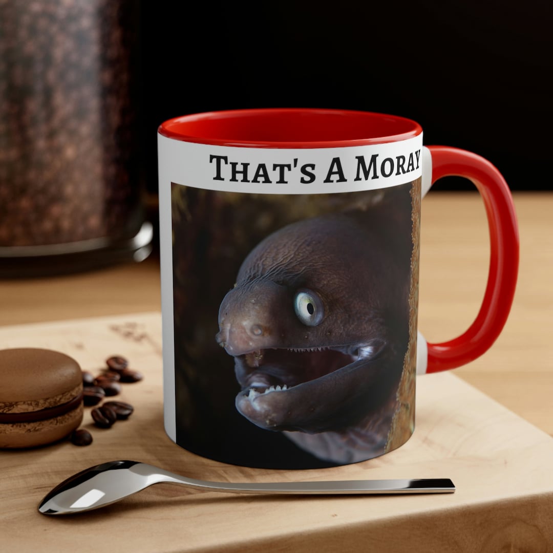 That's A Moray, That's Amore, Dad Joke, Moray Eel Mug, Gift for Husband ...