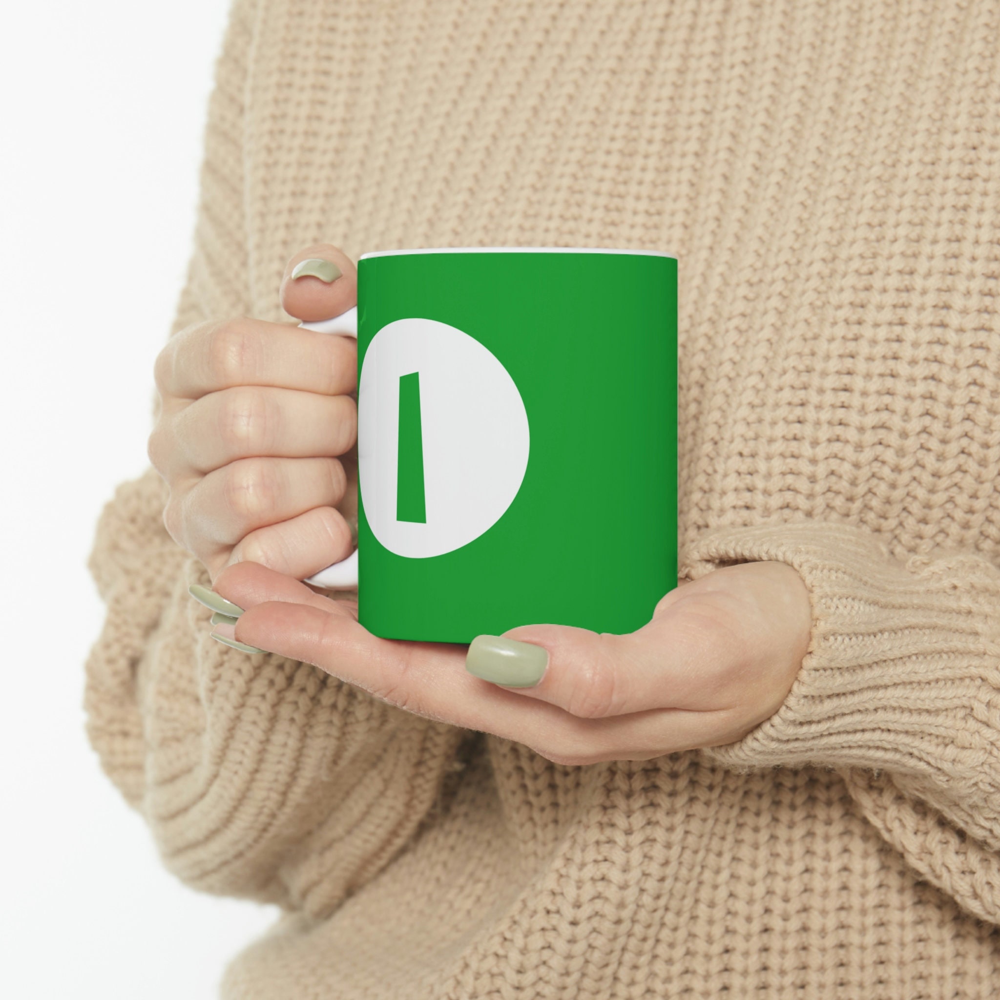 I Mario Mug, Custom Mario Style Letter Mug, Gamer Mug, Gamer Gift, Fun ...