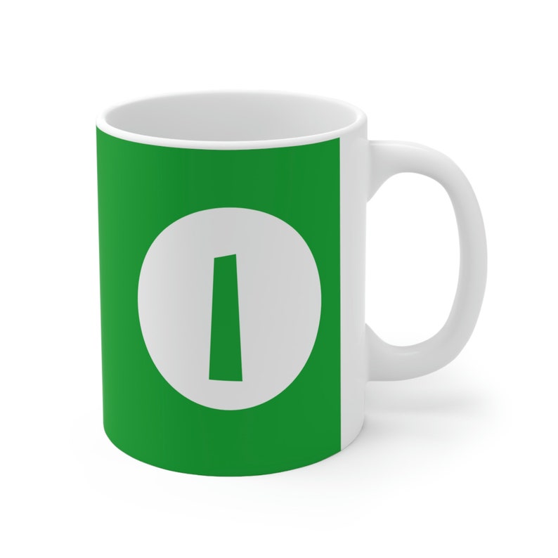 I Mario Mug, Custom Mario Style Letter Mug, Gamer Mug, Gamer Gift, Fun ...