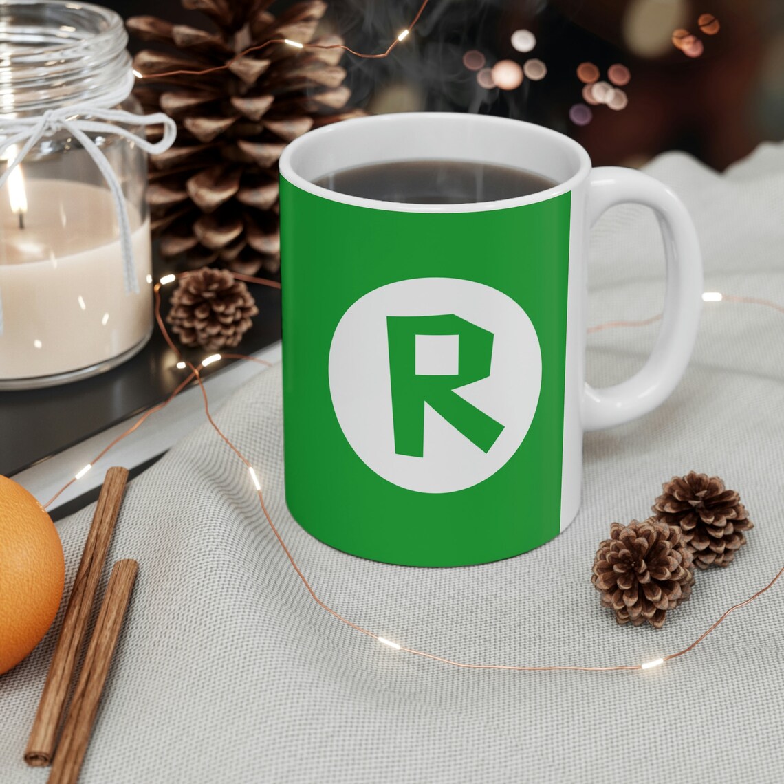 R Mario Mug, Custom Mario Style Letter Mug, Gamer Mug, Gamer Gift, Fun ...