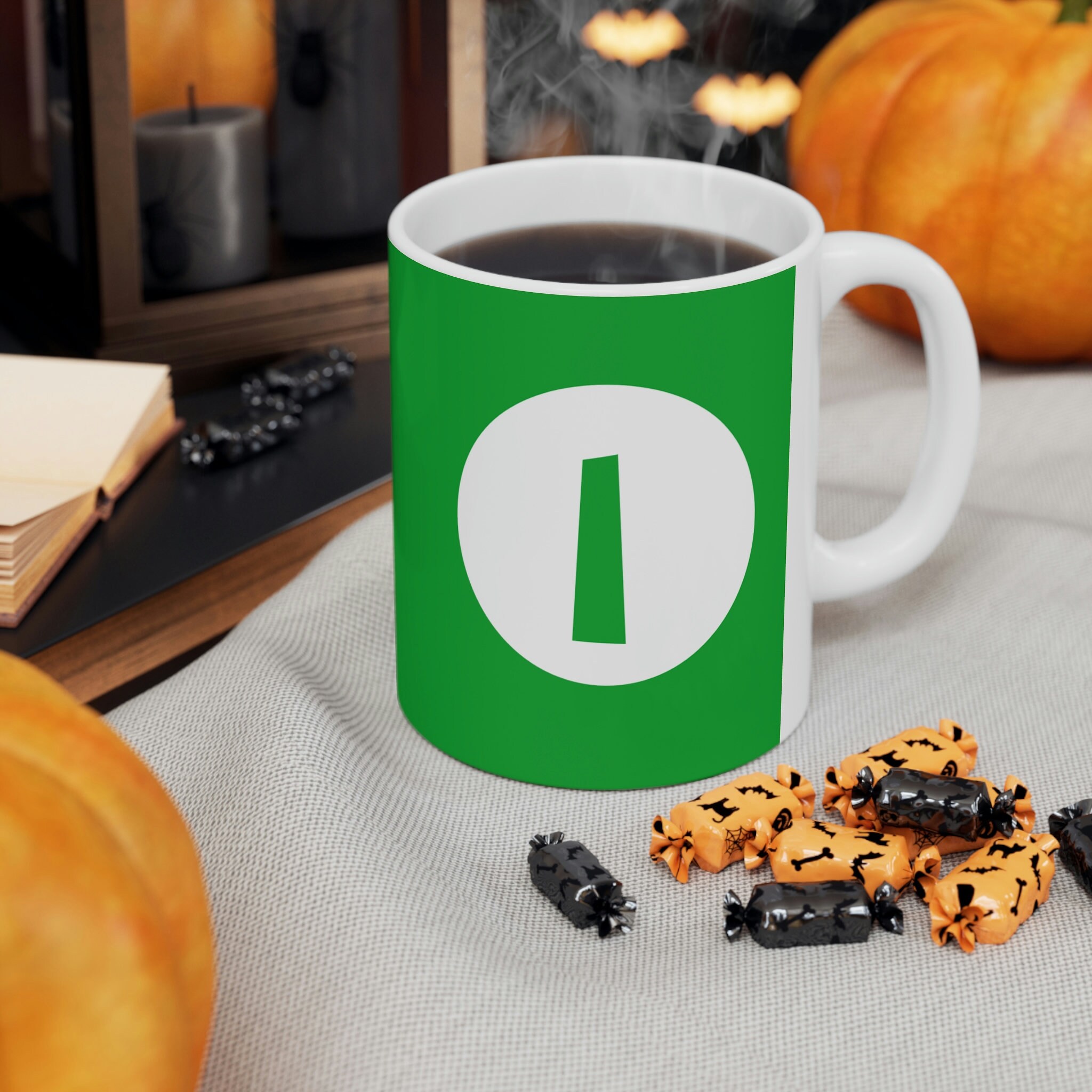 I Mario Mug, Custom Mario Style Letter Mug, Gamer Mug, Gamer Gift, Fun ...