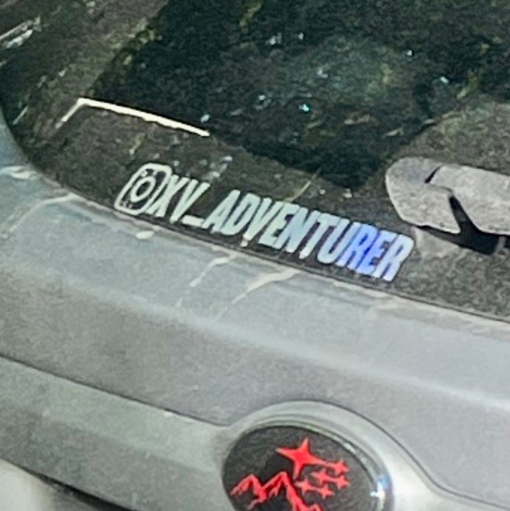 Custom Instagram Handle Vinyl Decal - Personalized IG Username Sticker ...