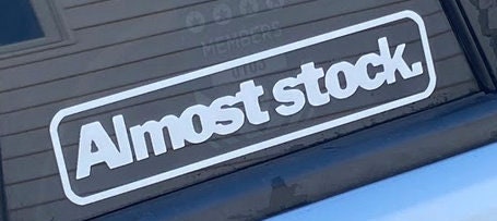 Almost Stock Vinyl Sticker Decal - Etsy