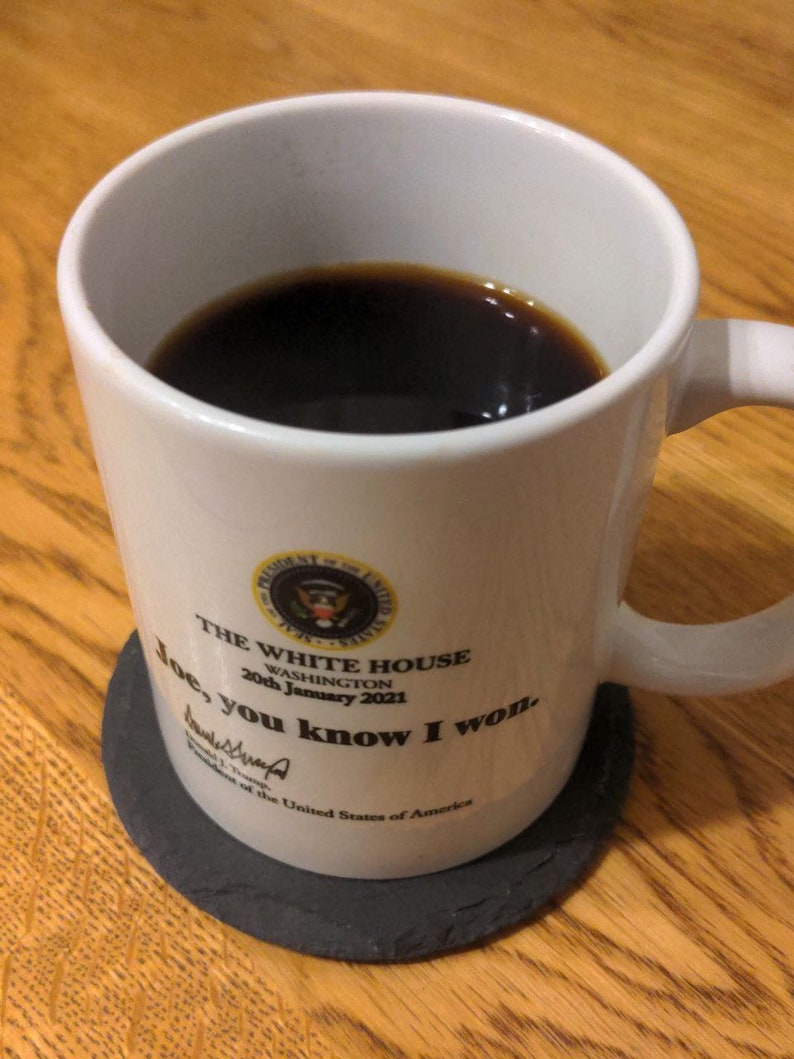 Slate Trump Coasters set of 3 - Etsy