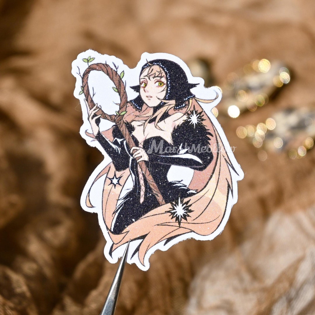 Marcille Sticker - Dungeon Meshi - Matte Glitter Stickers - Etsy