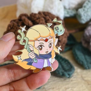 Echoes of Wisdom Chibi Zelda Hard Enamel Pin - Loz Pins - Pin ...