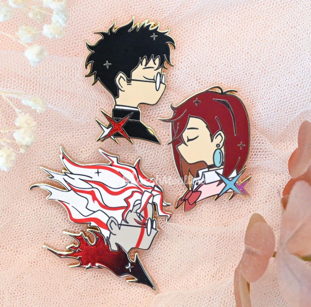 Dandadan Enamel Pin - Okarun Momo Anime Pins - Cute Pins - Etsy Australia