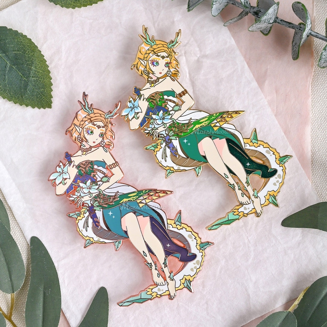 Dragons of Hyrule Zelda Enamel Pin - Loz Pins - Fantasy Pins - Etsy