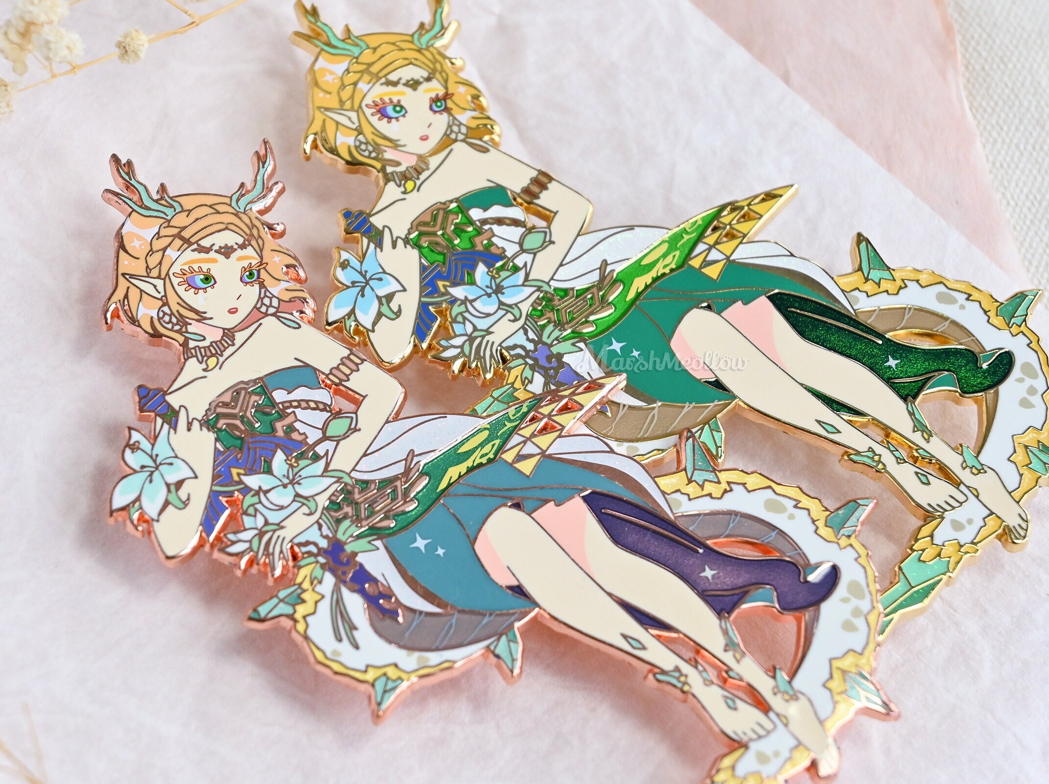 Dragons of Hyrule Zelda Enamel Pin - Loz Pins - Fantasy Pins - Etsy