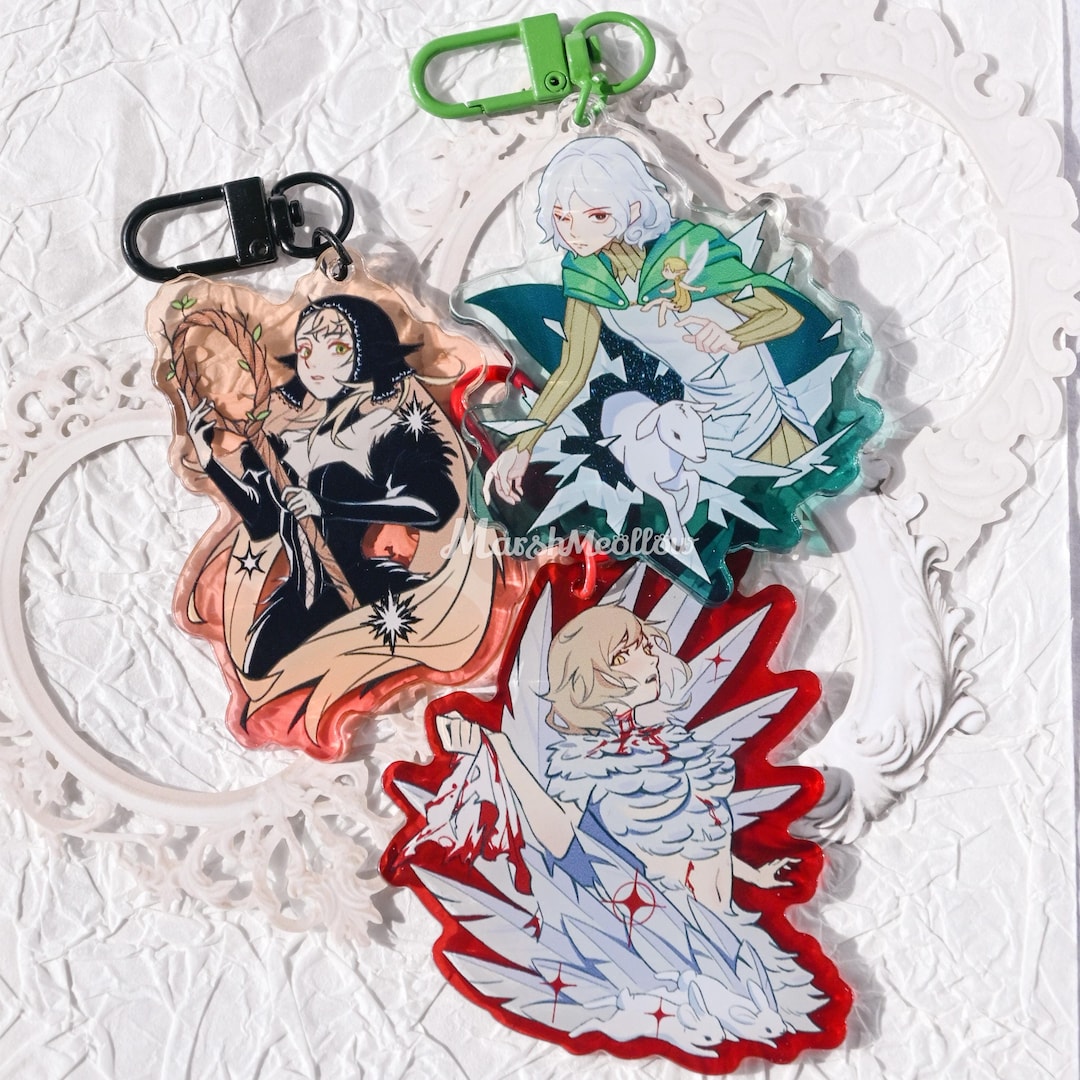 Dunmeshi Acrylic Charms - Falin Marcille Mithrun Anime Key Charm - Etsy