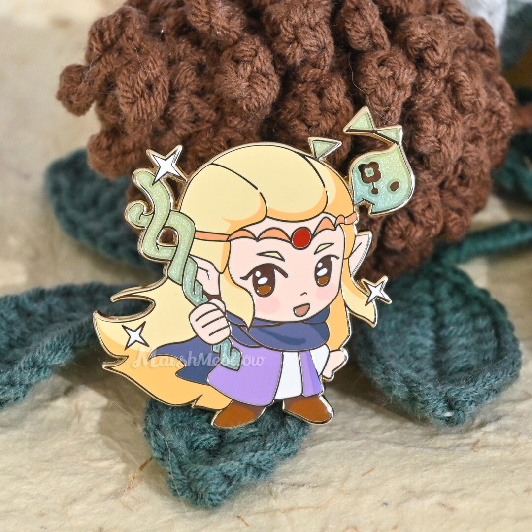 Echoes of Wisdom Chibi Zelda Hard Enamel Pin - Loz Pins - Pin ...