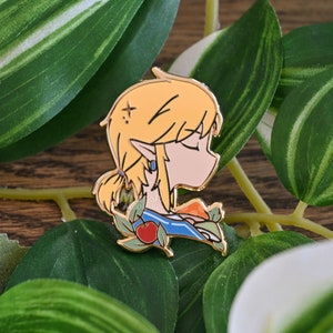Botw Link & Zelda Hard Enamel Pin - Loz Pins - Pin Collection - Etsy