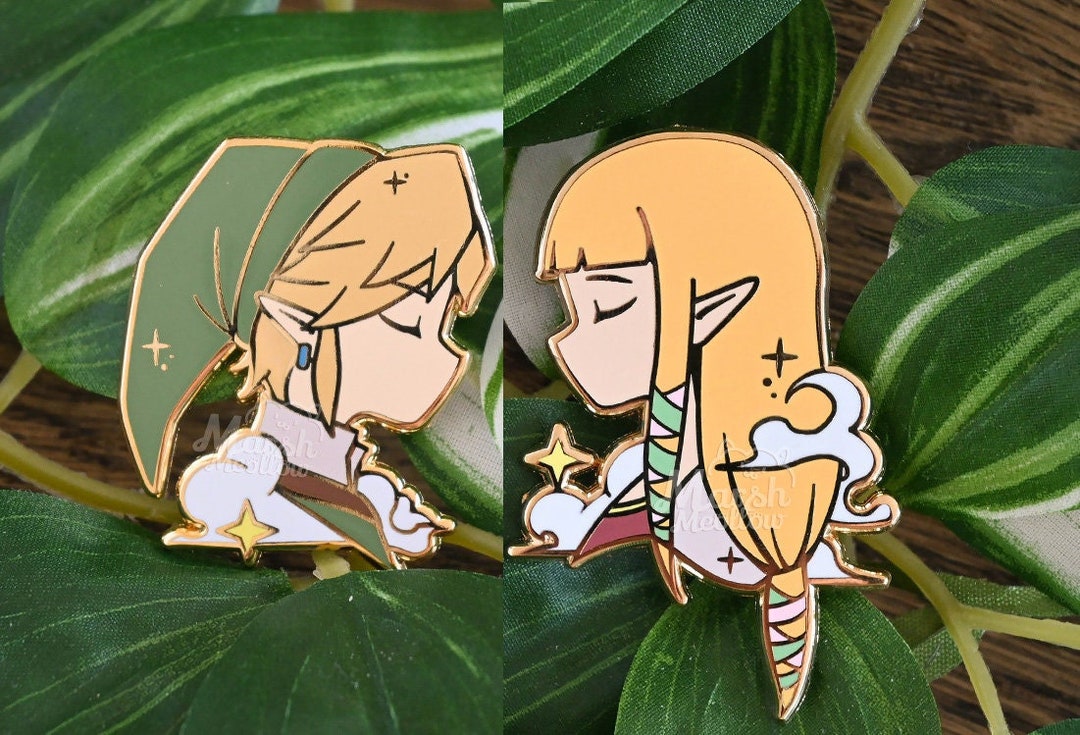 Skyward Sword Link & Zelda Hard Enamel Pin Loz Pins Pin Collection - Etsy
