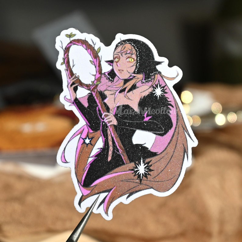 Marcille Sticker - Dungeon Meshi - Matte Glitter Stickers - Etsy