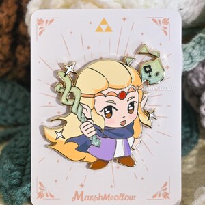 Echoes of Wisdom Chibi Zelda Hard Enamel Pin - Loz Pins - Pin ...