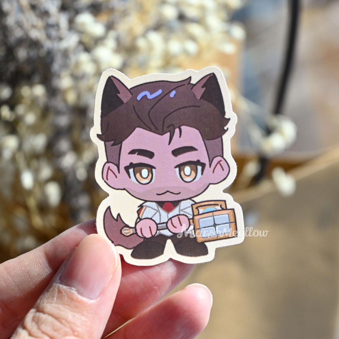 Arcane Kitty Matte Sticker - Jinx Vi Viktor Jayce Die Cut Waterproof ...