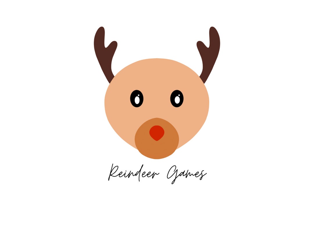 Reindeer Games | Holiday PNG - Etsy