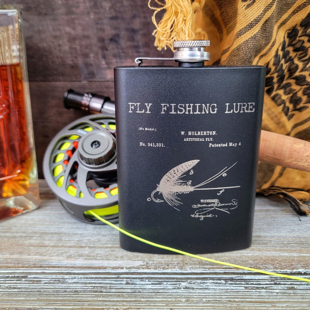Fly Fishing Flask, Perfect Stocking Stuffer or Groomsmen Gift ...