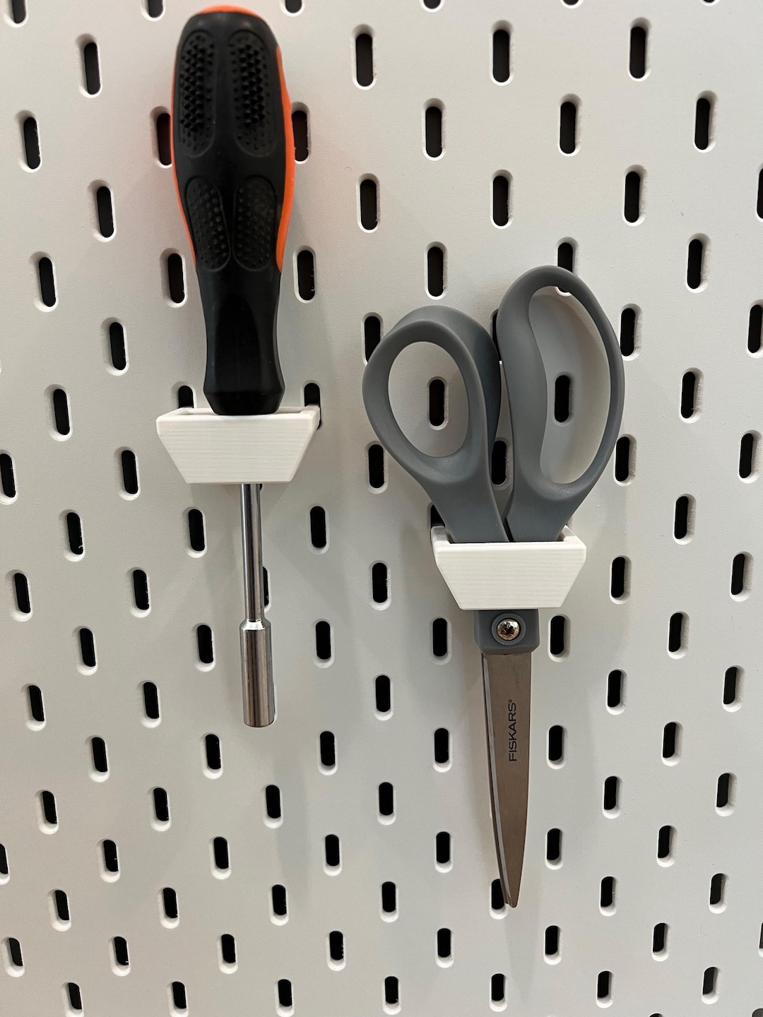 2 Piece Ikea Skadis Pegboard Scissors Holder/tool Holder - Etsy