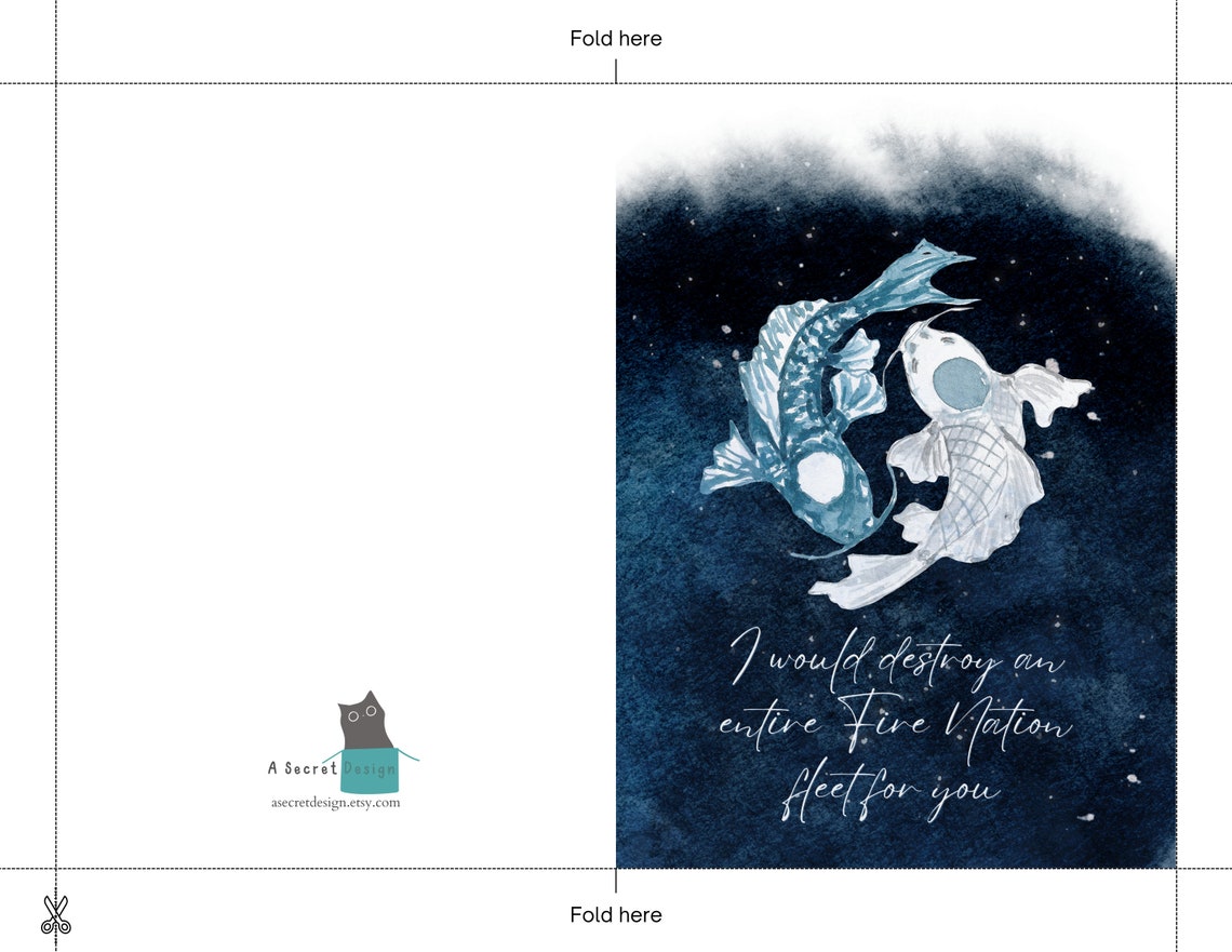 Tui and La Printable Card - Digital File - Etsy