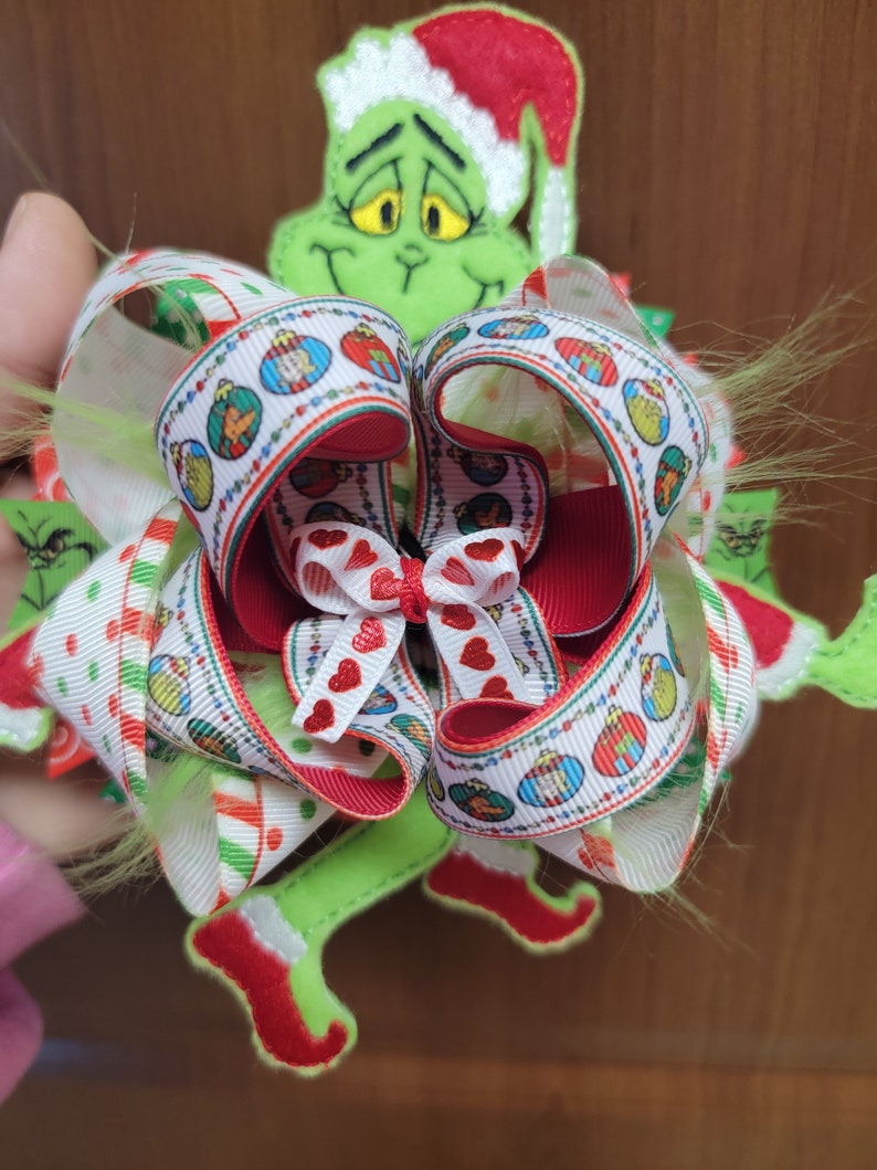 Grinch Body Bow - Etsy