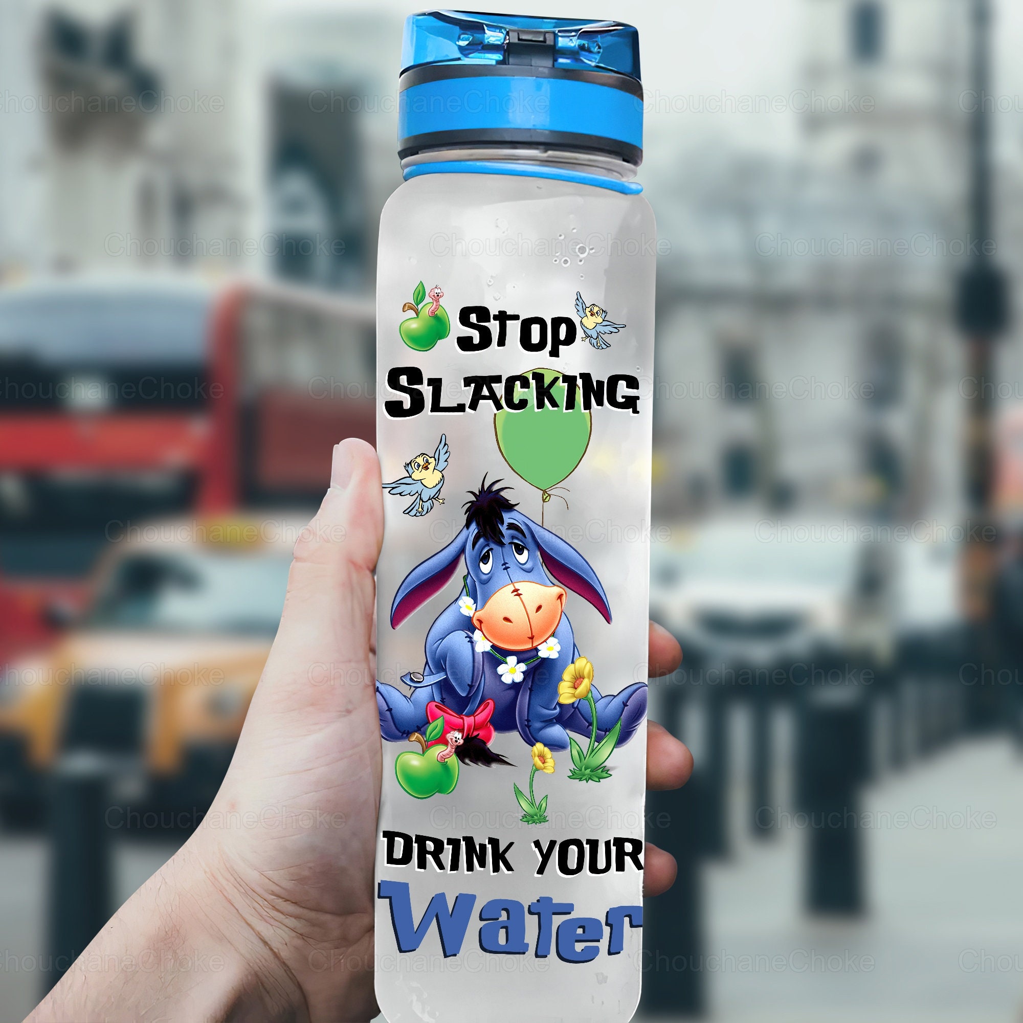 Eeyore Water Tracker Bottle Eeyore Water Bottle Eeyore Gift - Etsy UK