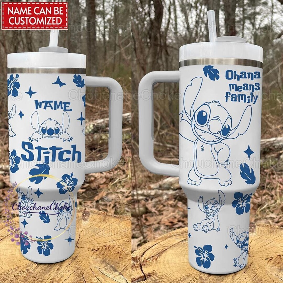 Custom Stitch 40oz Tumbler, Stitch Tumbler, Stitch 40oz Tumbler, Disney ...