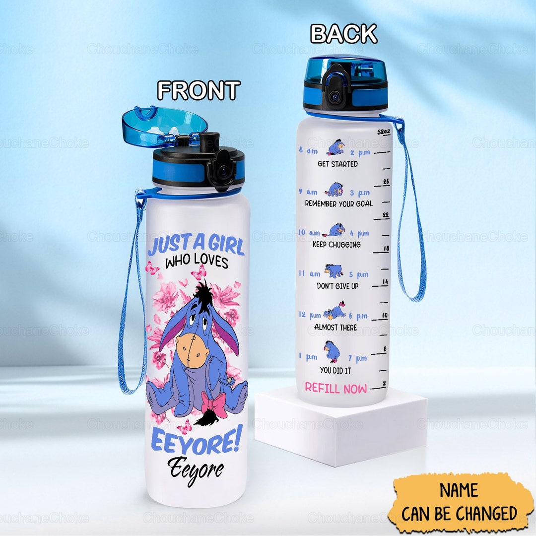 Eeyore Water Bottle Tracker, Eeyore Drink Bottle, Eeyore Water Bottle ...