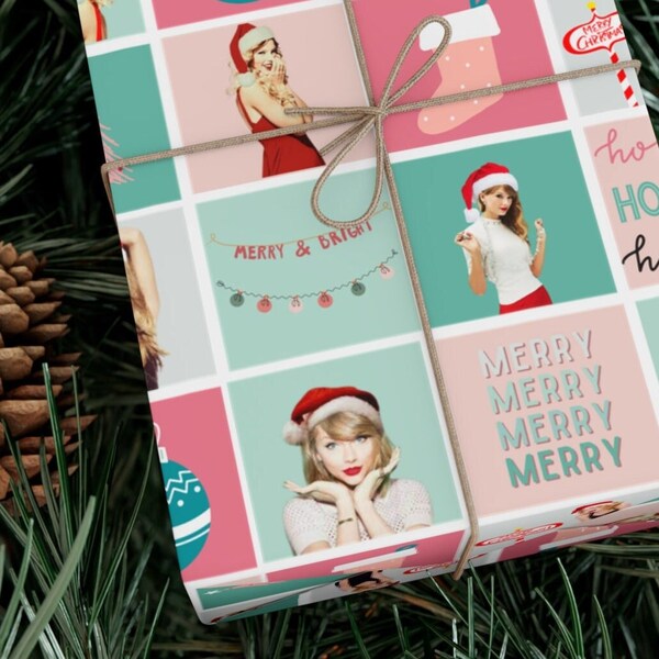 Taylor Swiftmas Wrapping Paper - Etsy