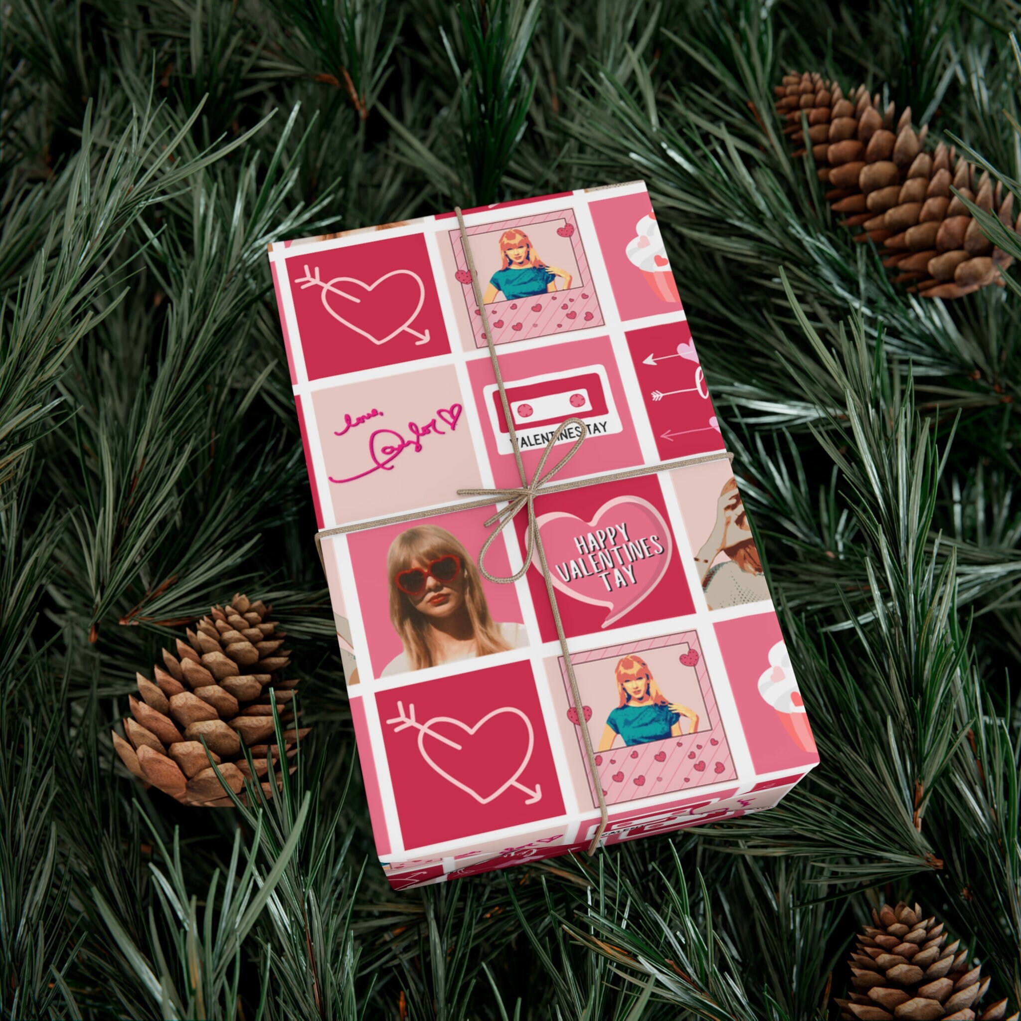 Taylor Swift Gift Wrap, Taylor Swift Wrapping Paper, Swiftie Gift Idea ...
