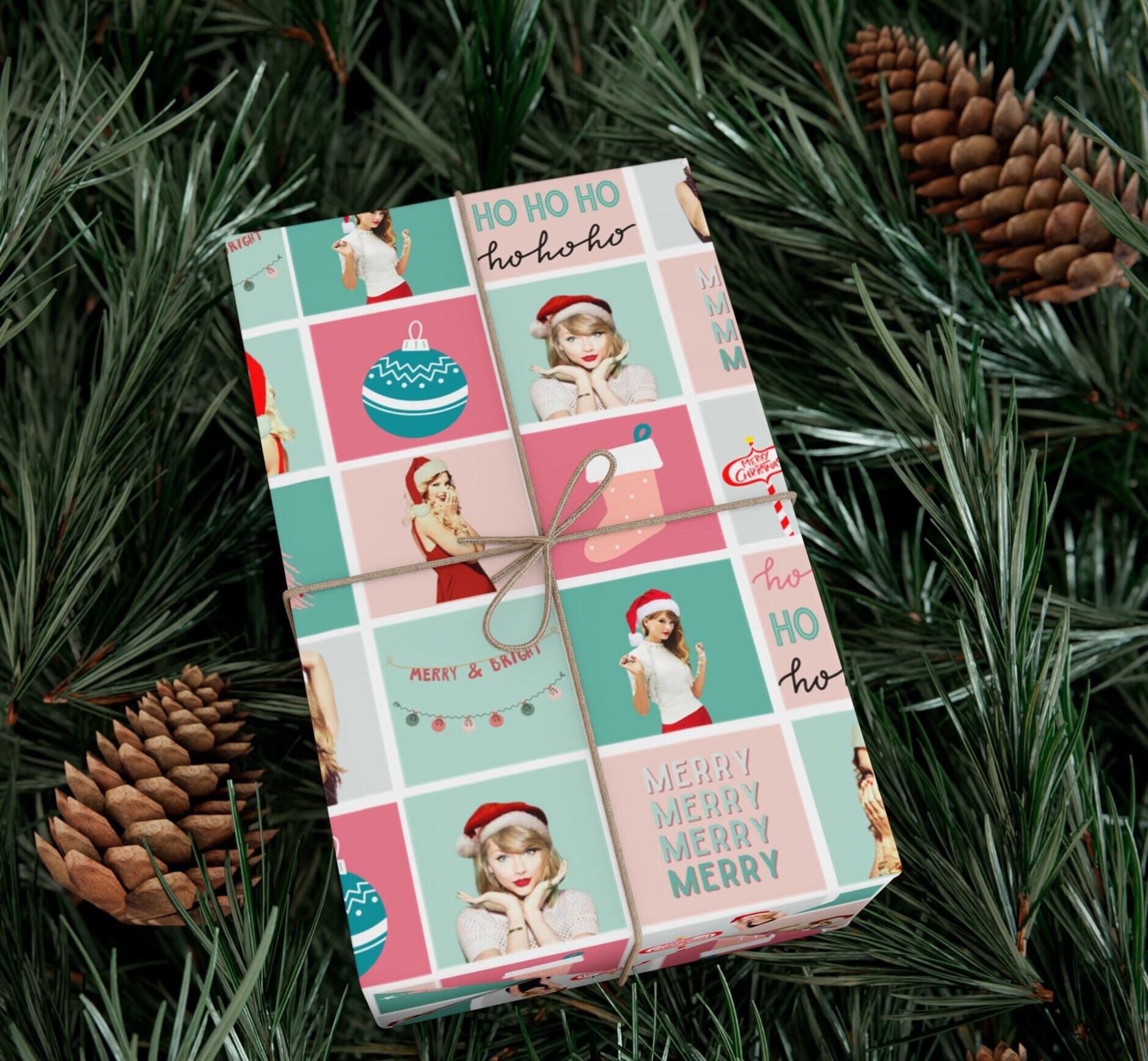 Taylor Swift Gift Wrap, Taylor Swift Wrapping Paper, Swiftie Gift Idea ...