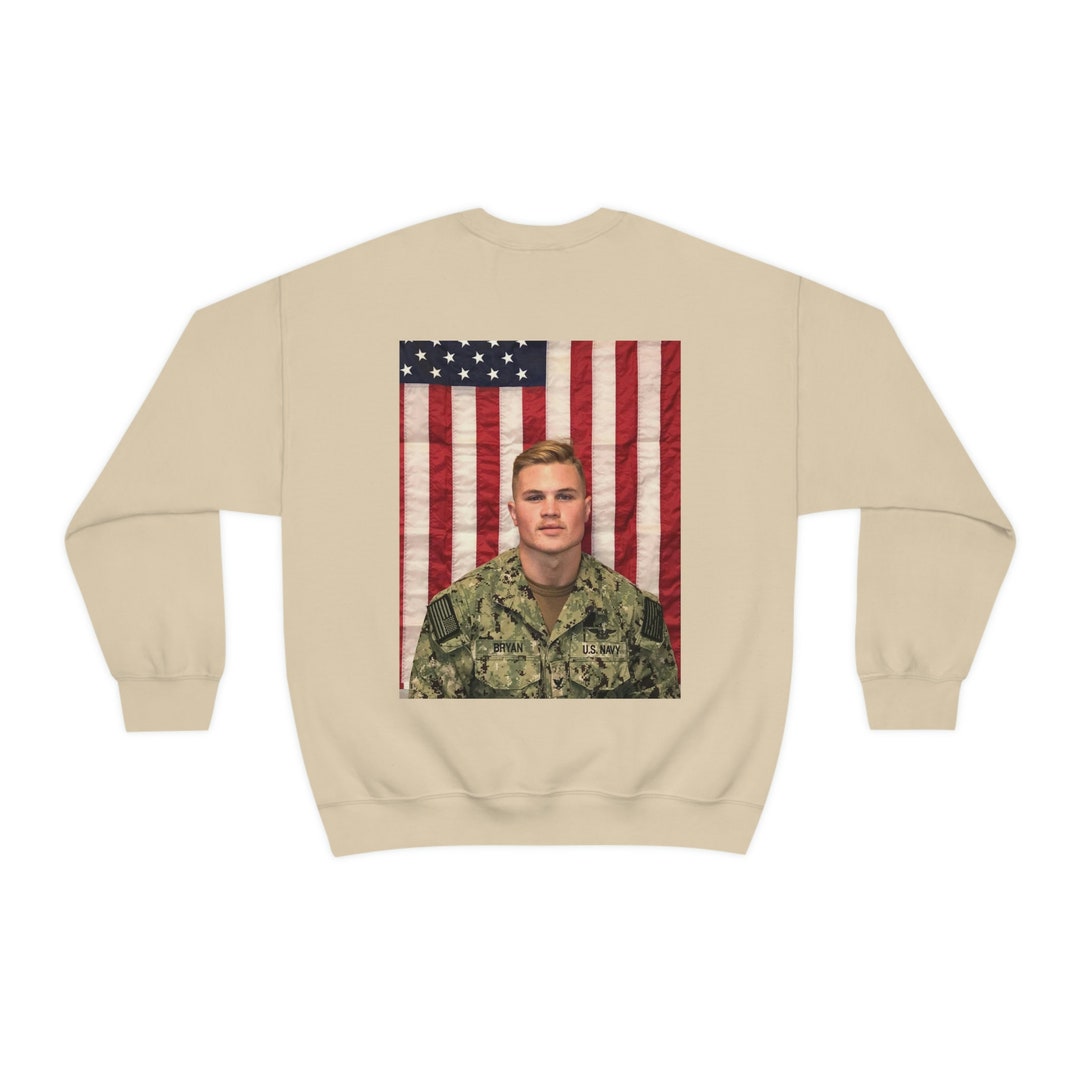 Zach Bryan, Zach Bryan Flag Sweatshirt, Military Navy Shirt, Zach Bryan ...