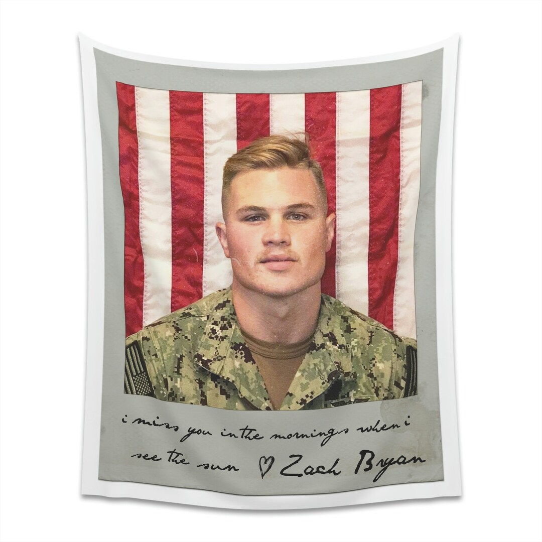 Zach Bryan, Zach Bryan Tapestry, Zach Bryan Gift Idea, Zach Bryan Flag ...