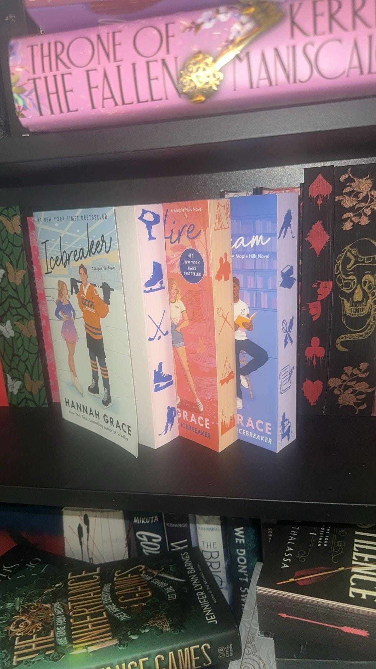 The Maple Hills Series by Hannah Grace Custom Edges - Icebreaker ...