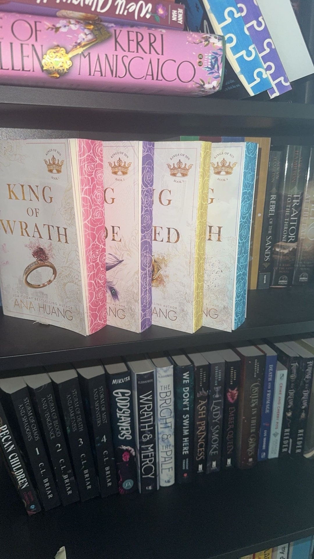 Kings of Sin by Ana Huang Custom Edges - King of Wraith, King of Pride ...