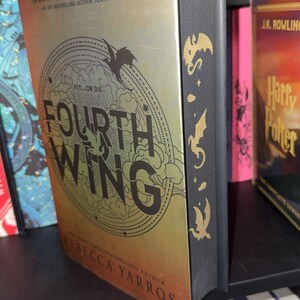 Fourth Wing Metallic Custom Sprayed Edges - Etsy