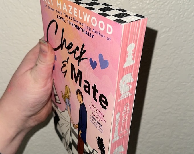 Check & Mate - Stenciled Sprayed Edges - Etsy