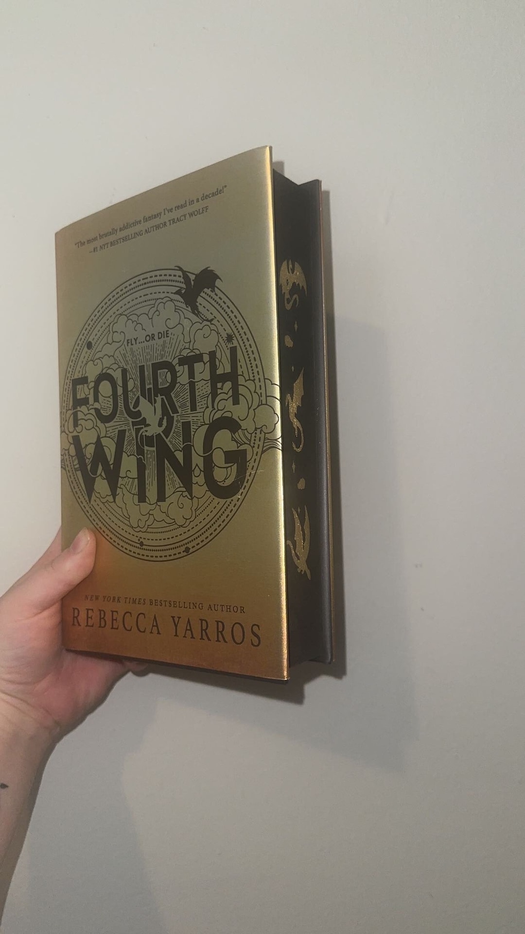 Fourth Wing Metallic Custom Sprayed Edges - Etsy