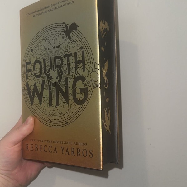 Fourth Wing Book Sprayed Edge - Etsy