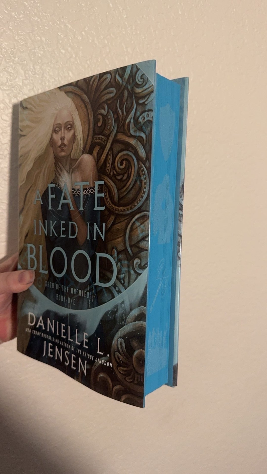 A Fate Inked in Blood Danielle L Jensen Custom Metallic Edges - Etsy