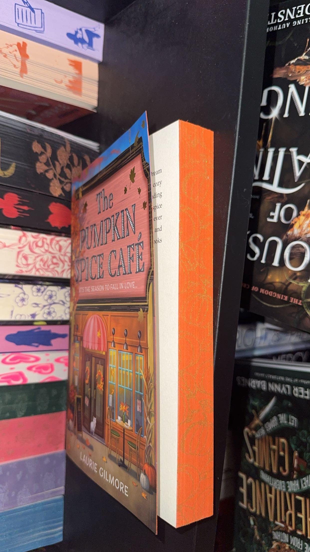 The Pumpkin Spice Cafe by Laurie Gilmore Custom Metallic Edges - Etsy