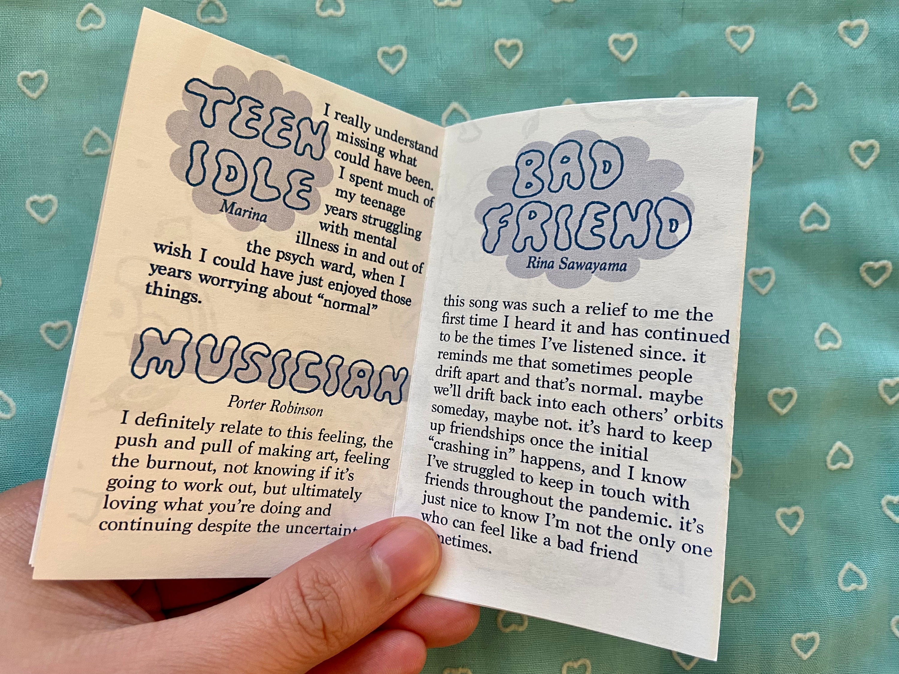 Meaningful Music Zine - Etsy Norway