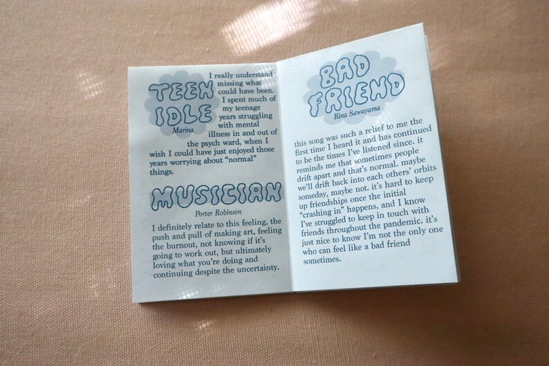 Meaningful Music Zine - Etsy Norway