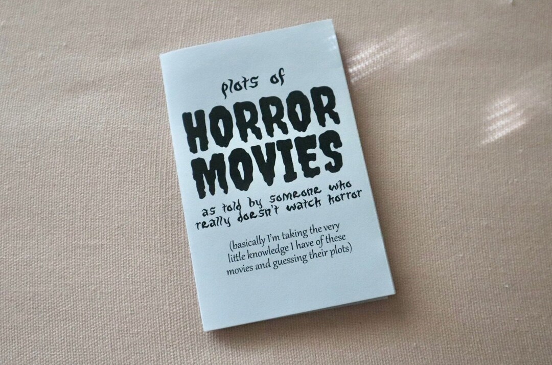 Horror Movies Zine - Etsy