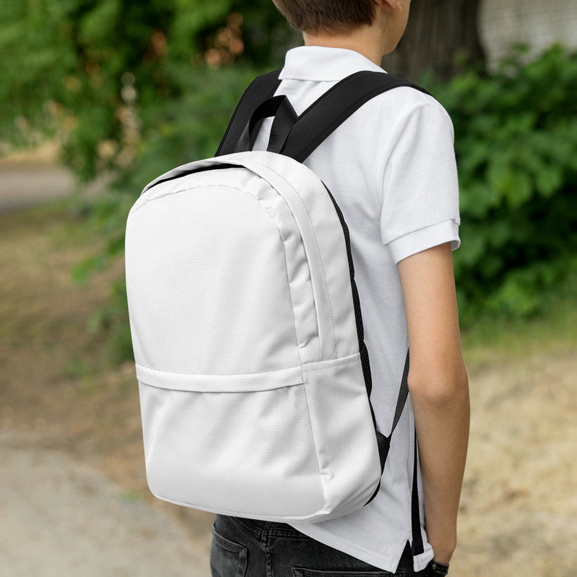 Quality Simplistic White Backpack Gift Idea - Etsy