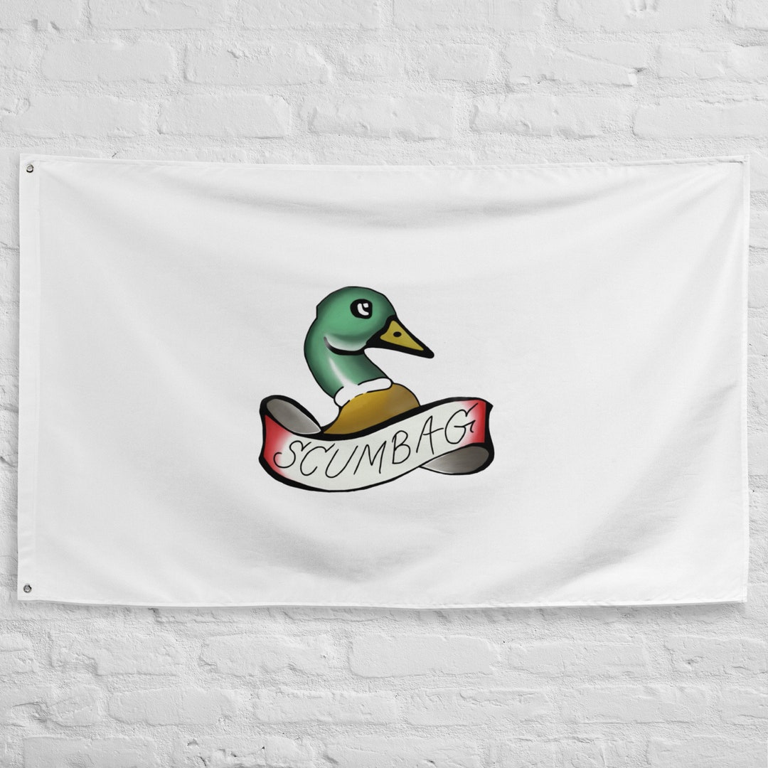 Scumbag Duck Flag - Etsy