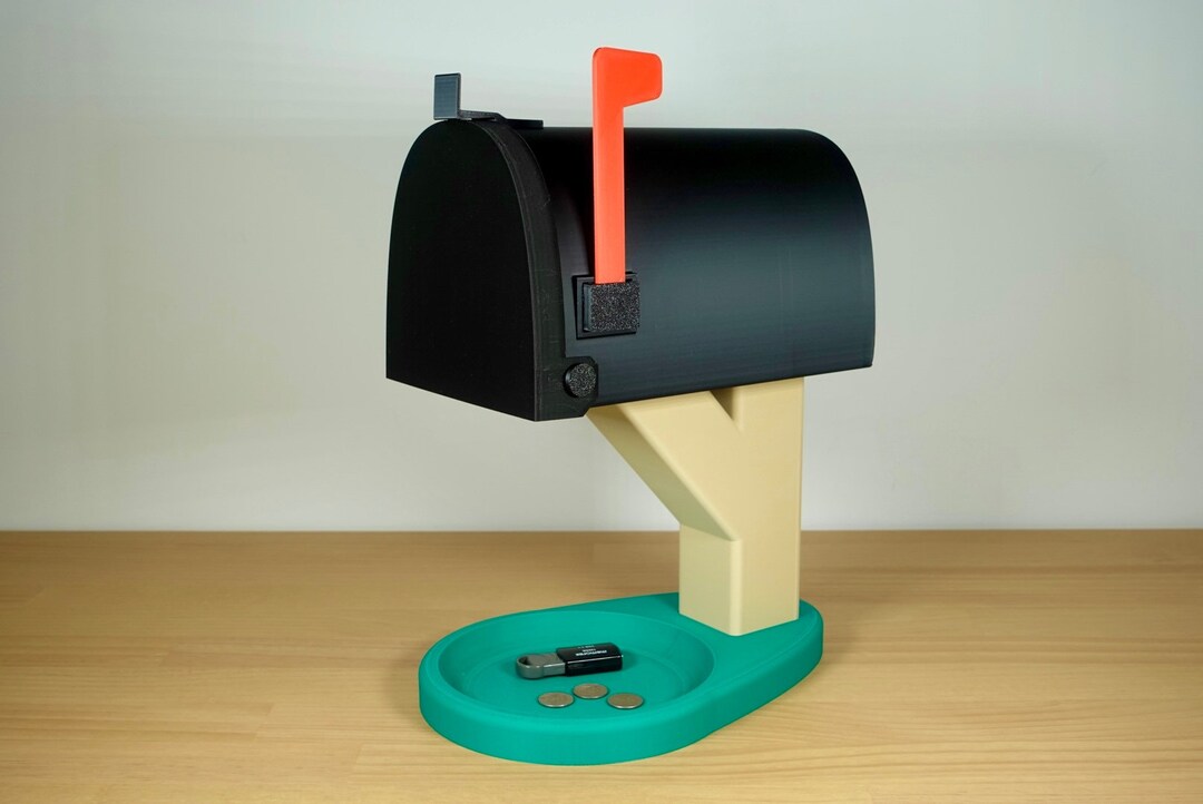 Custom Miniature Mailbox | Desk Storage & USB Holder | Office ...