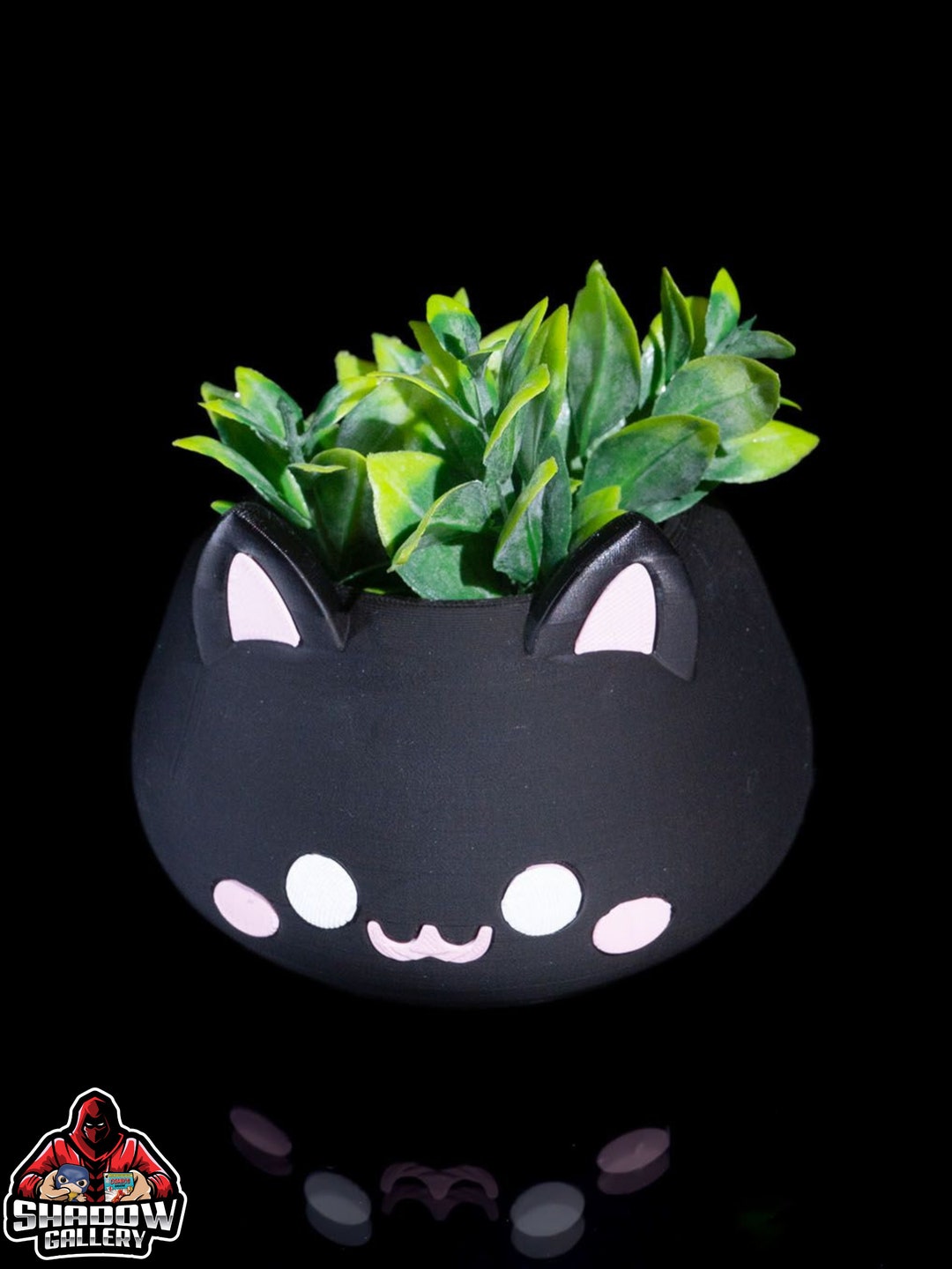 Cute Cat Planter for Succulents Adorable Plastic Kitty Pot - Etsy