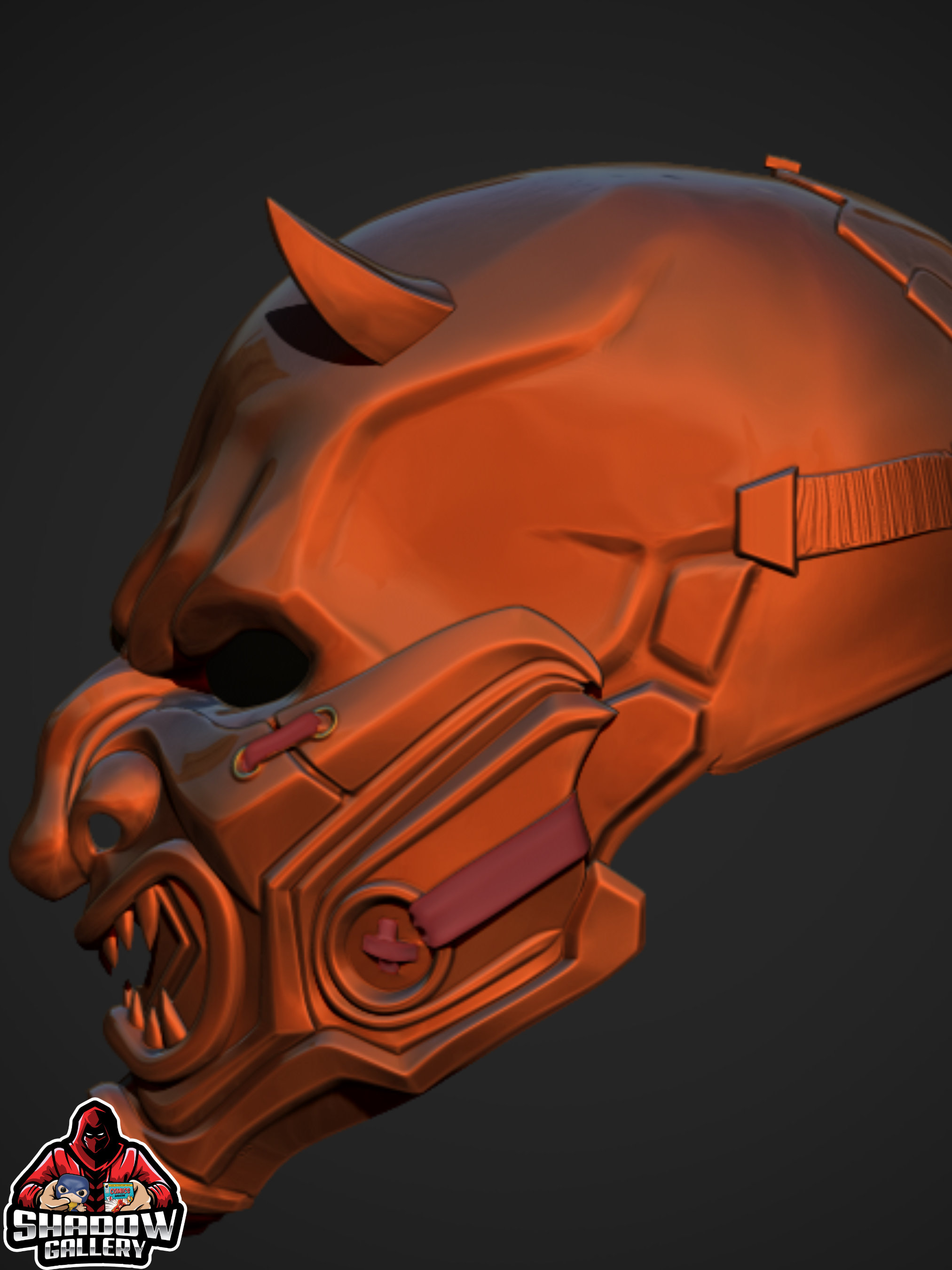 Deathstroke Oni Mask - Etsy